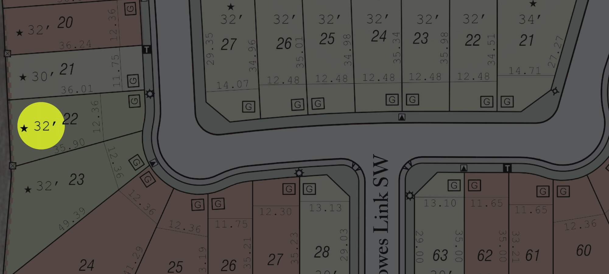 How to read lot maps