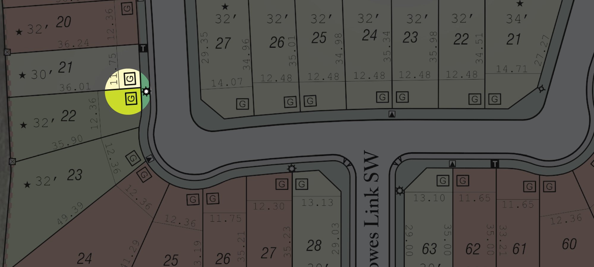How to read lot maps