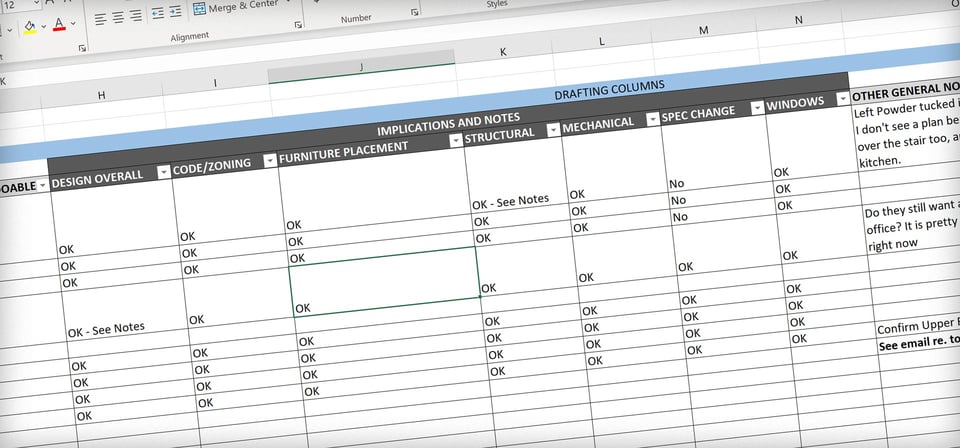 What happens when we're designing your preliminary floor plans?